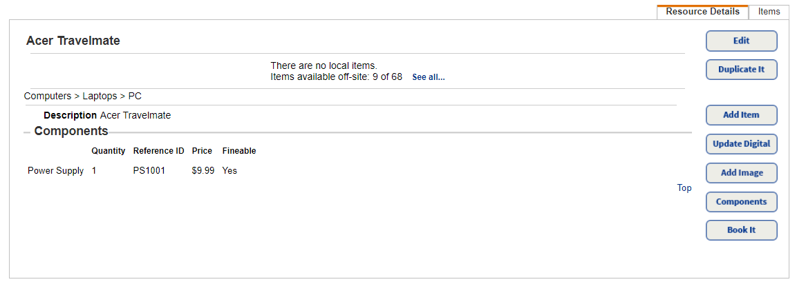 Advance Booking from Catalog